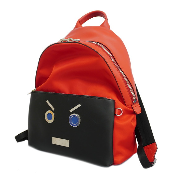 Fendi | Bags | Fendiauth Face Rucksack Womenmenunisex Leather Backpack ...